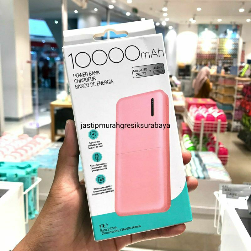 Jual POWER BANK 10000 MAH MINISO POWERBANK 5000 MAH MINISO | Shopee ...