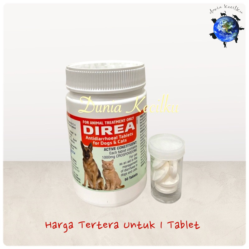 Jual Direa Tablet Anti Diare Kucing dan Anjing (JUAL PER TABLET ...