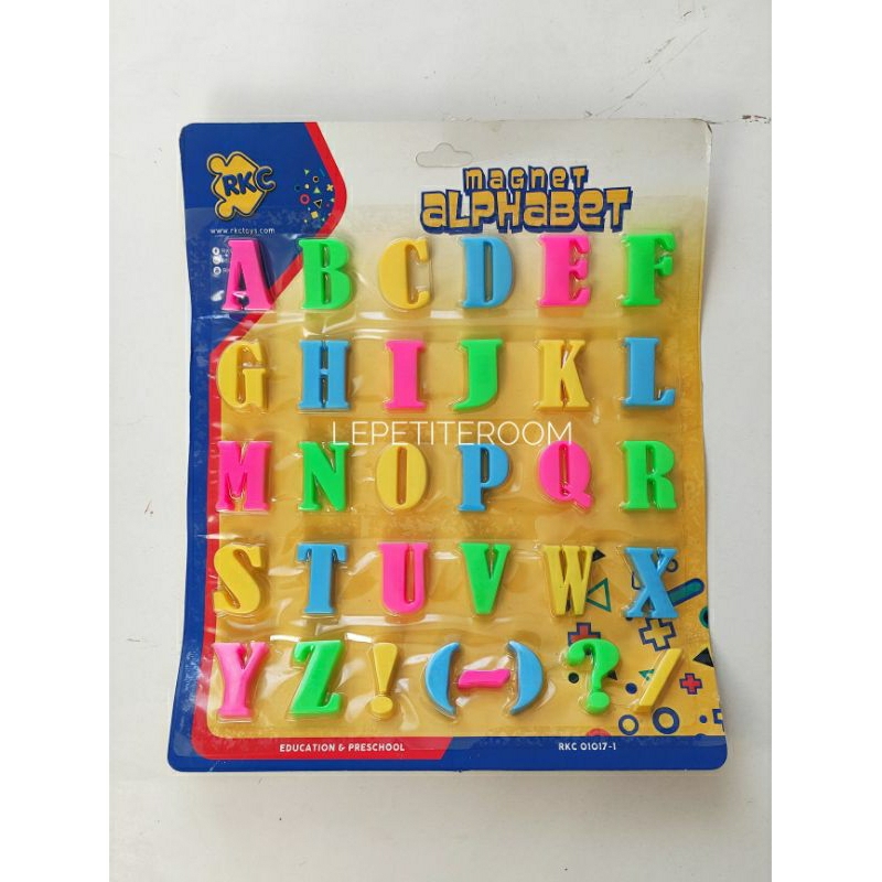 Jual MAINAN EDUKASI HURUF MAGNET / MAGNET ALPHABET / MAINAN BELAJAR ...