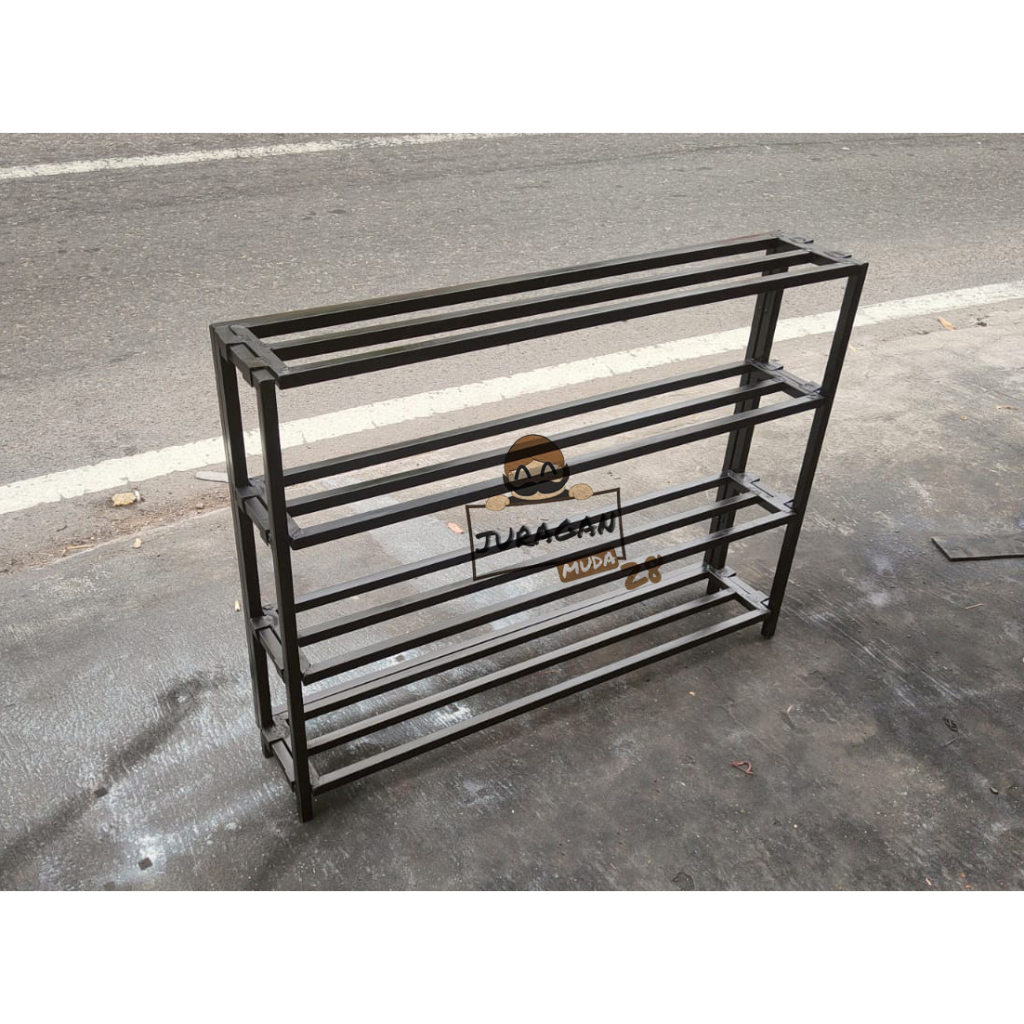 Jual Rak Besi Susun 4 Portable Bongkar Pasang Multifungsi Ekonomis 100 ...