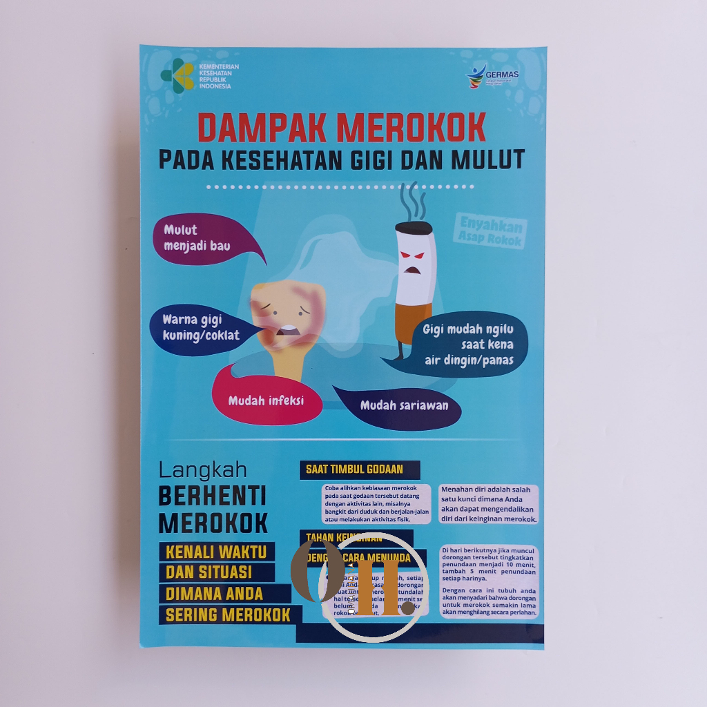 Jual Poster Dampak Merokok Pada Kesehatan Gigi dan Mulut - Poster ...