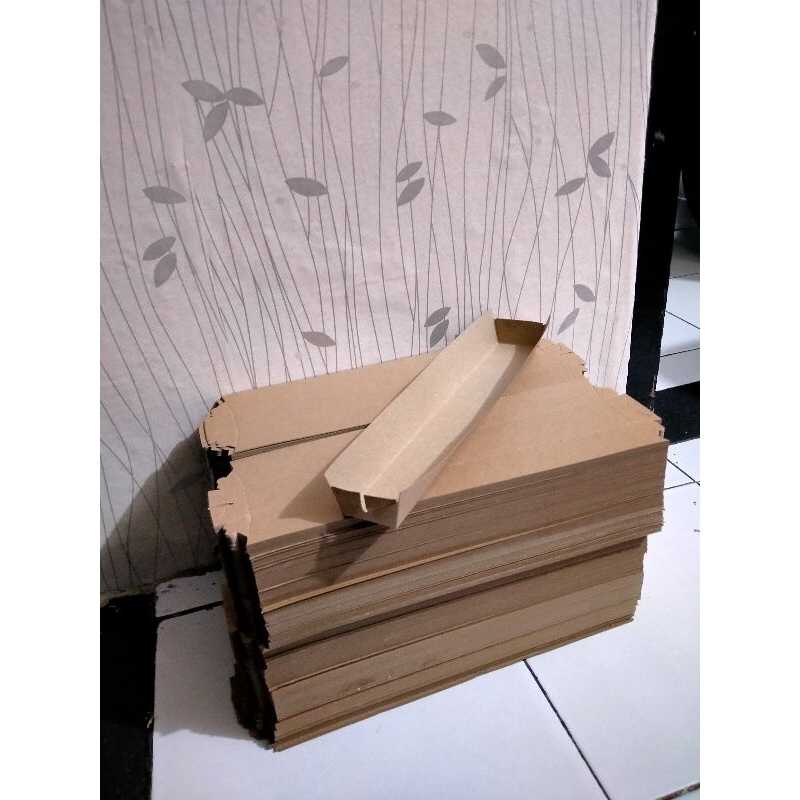 Jual Wadah Kertas Box Dus Packing Makanan LONG POTATO HOTDOG Panjang ...