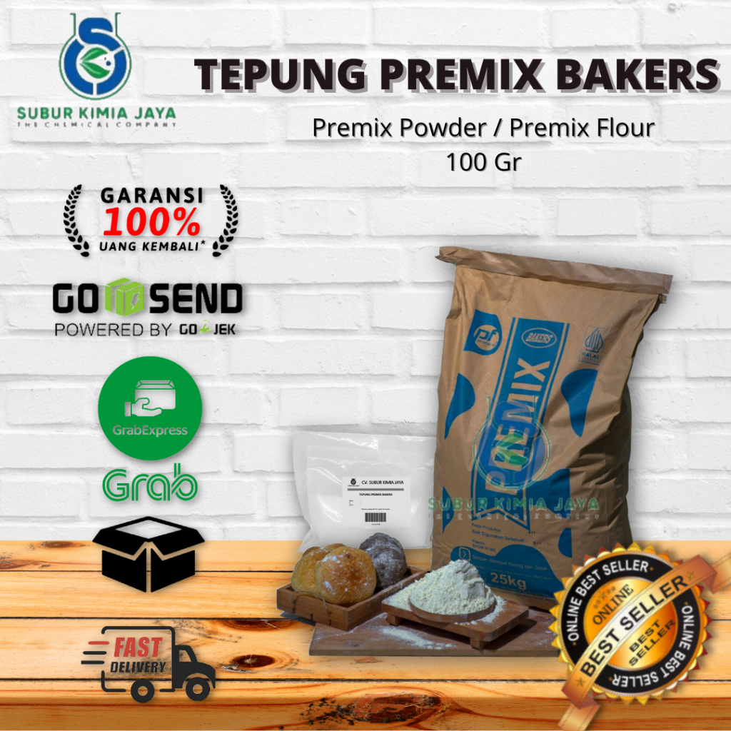 Jual Tepung Premix Bakers 100 Gr / Premix Powder / Premix Flour ...