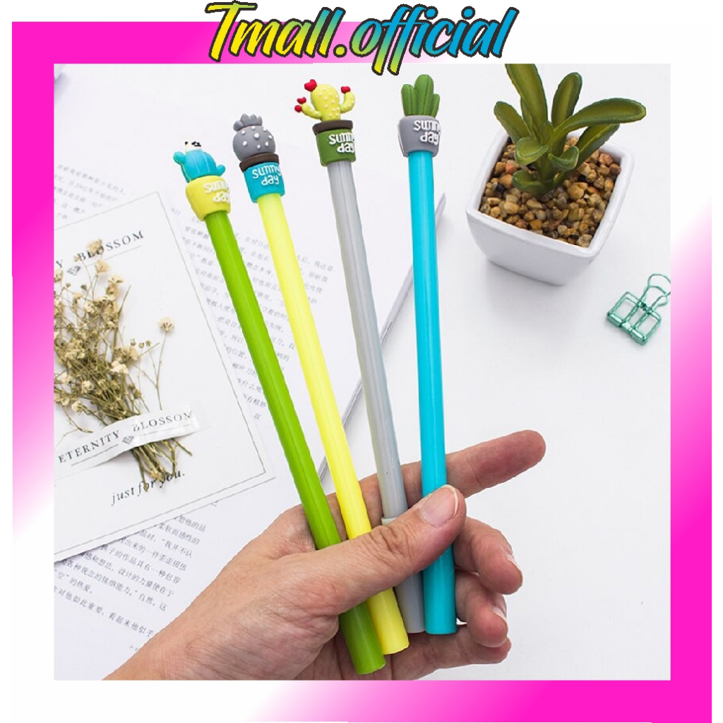 Jual TMALL Pena Karakter Kaktus Pulpen Cactus Karakter Lucu Warna Warni ...