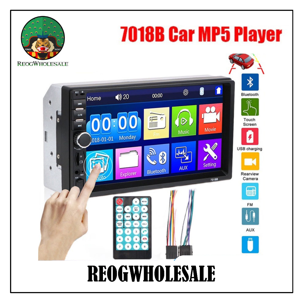 Jual 7018B 7010B Head Unit Double Din 7 Inch Bluetooth Audio Car MP3 ...