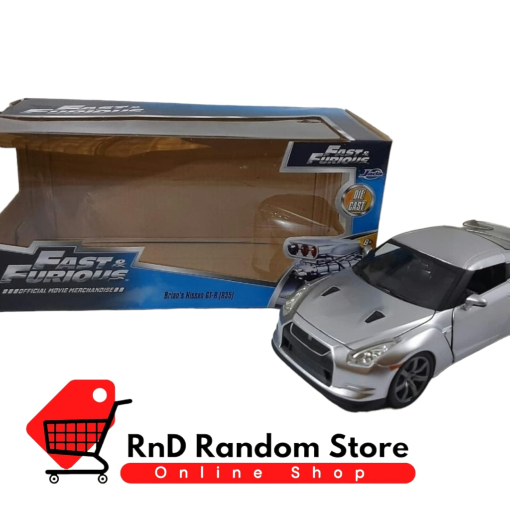 Jual Official Jada Toys Nissan GT-R R35 | Fast and Furious / Fast Five ...