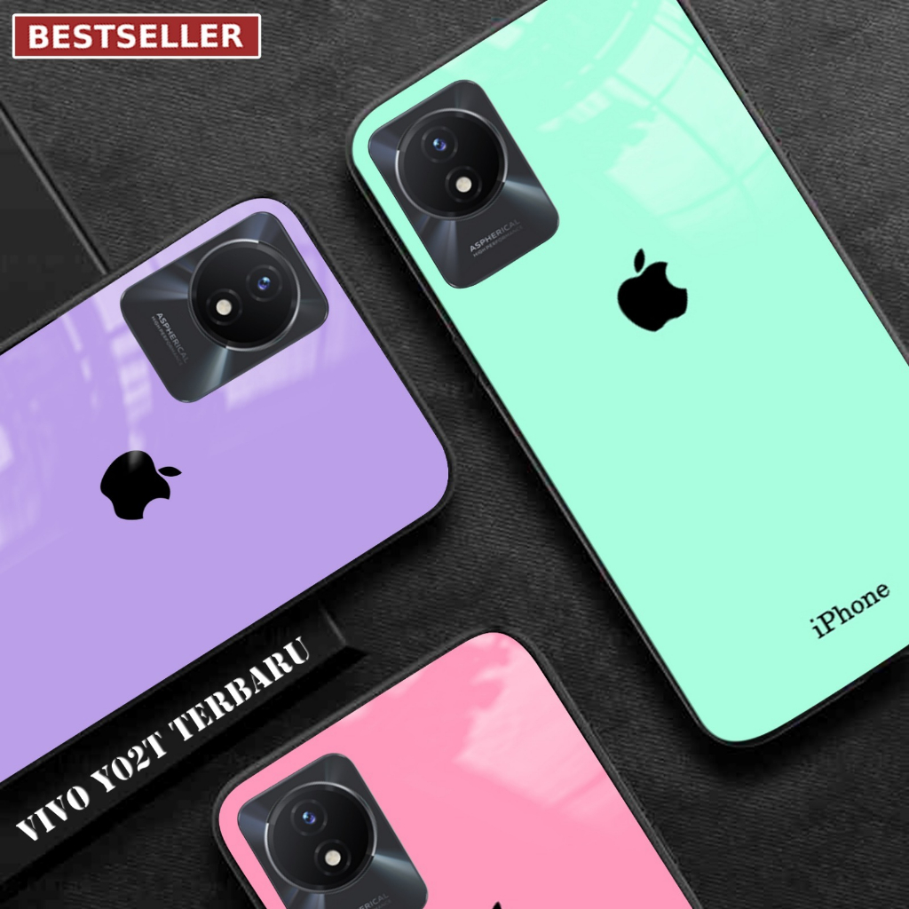 Jual Softcase Glass Kaca Vivo Y02T Terbaru 2023 [FC23] Casing Handphone - Pelindung Handphone ...