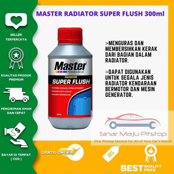 Jual Master Radiator Super Flush - Cairan Pembersih Kerak & Noda ...