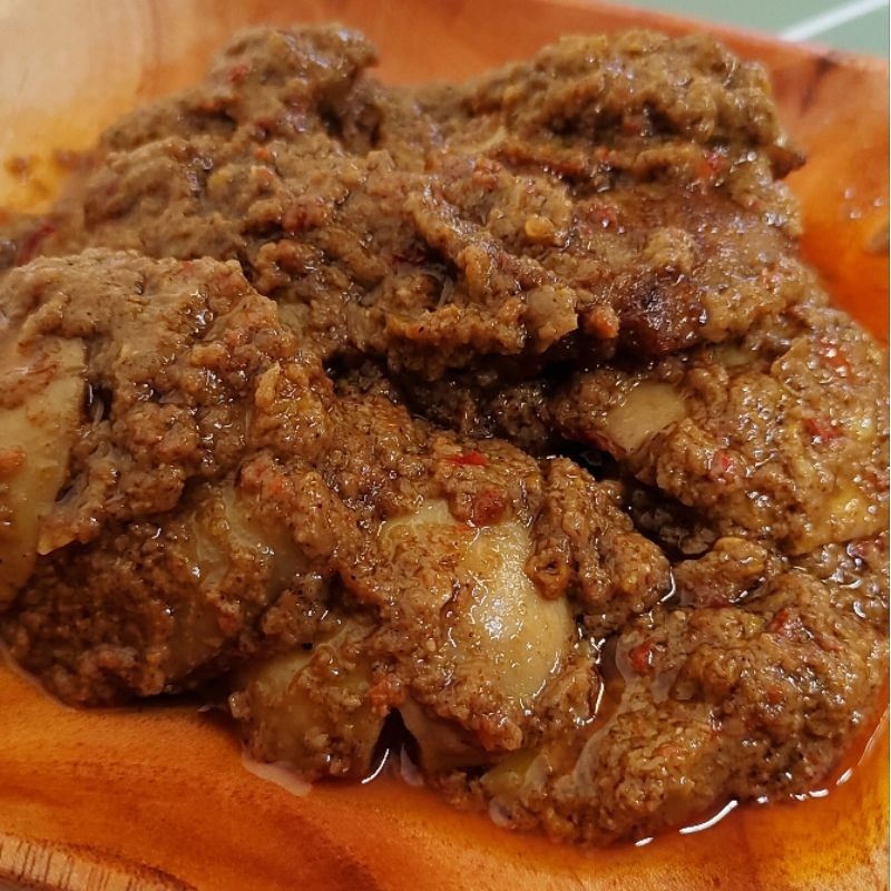 Jual Ready !! Rendang Jengkol PEDAS / sedang (250g) | Shopee Indonesia