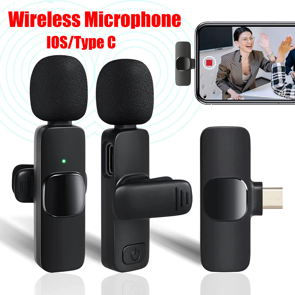 Jual Mic Wireless Clip On Portabel Audio Video pembuatan Rekaman ...