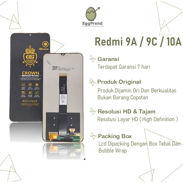 Jual LCD TOUCHSCREEN XIAOMI REDMI 9A / 9C / 10A COMPLETE ORIGINAL ...