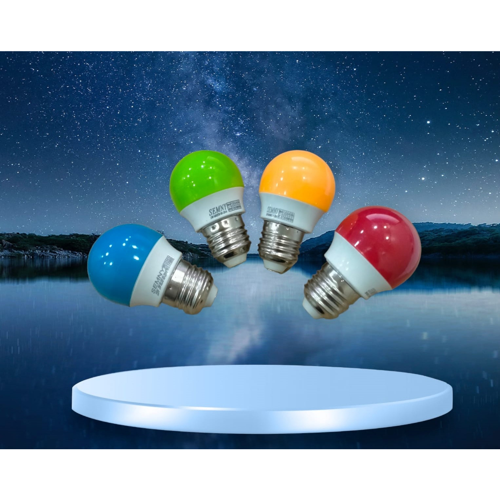 Jual Lampu Tidur LED 2W Warna Semny LED 2 Watt RED YELLOW GREEN BLUE ...