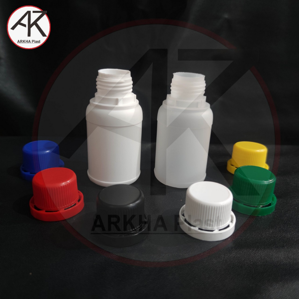 Jual BOTOL LABOR 100ml AGRO 100 cc PLASTIK HD KIMIA BULAT PUTIH DOFF ...