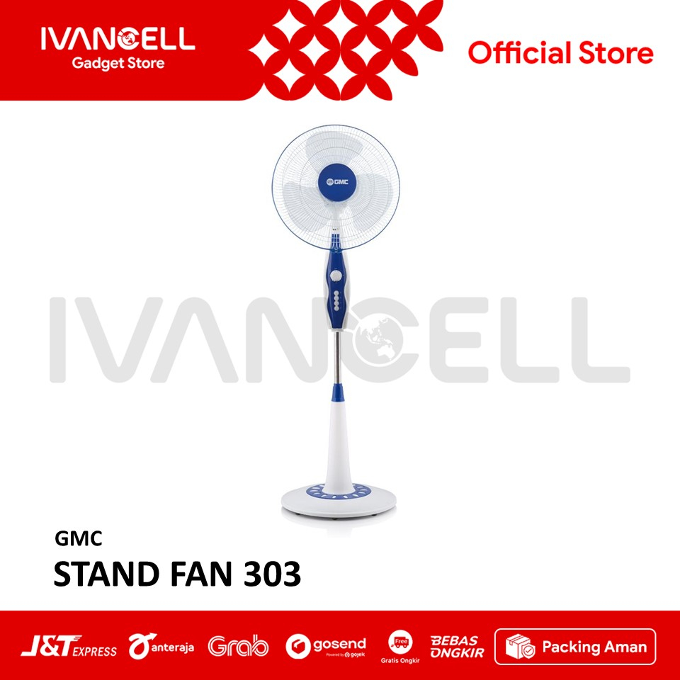 Jual GMC STAND FAN 303 16" Kipas Angin Duduk Panjang Lantai 45 Watt ...