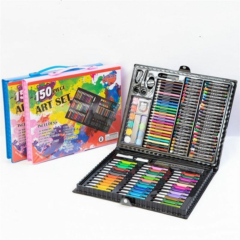 Jual Crayon Set 150pcs / Alat Menggambar Mewarnai Dan Melukis Untuk ...