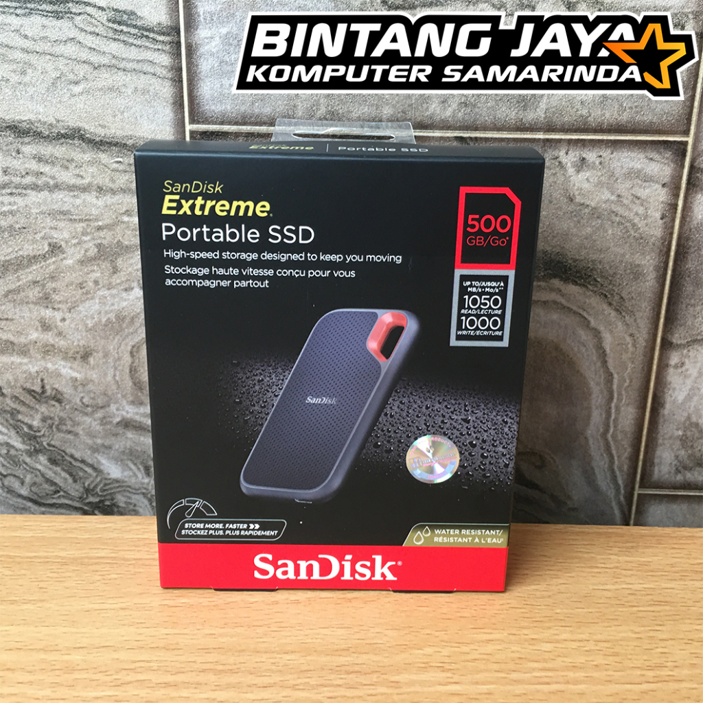 Jual Sandisk Extreme E61 Portable SSD External 500GB | Shopee Indonesia