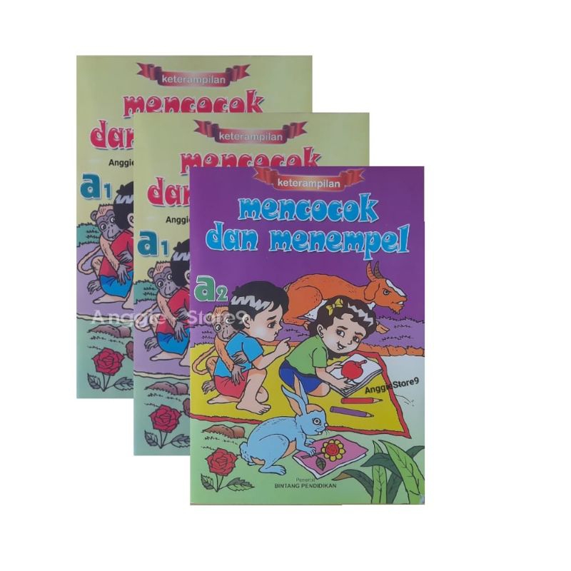 Jual Buku Anak - Mencocok Menempel Buku Belajar Anak Tk dan Paud ...