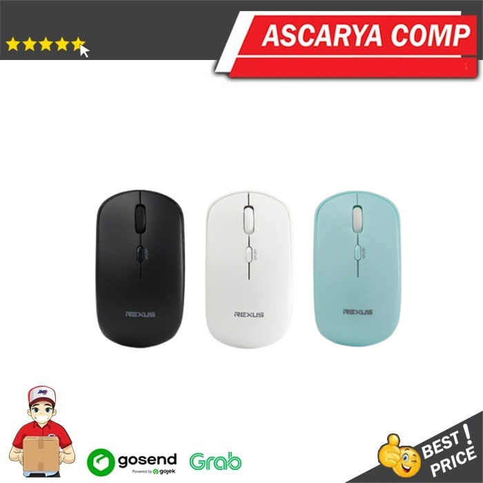 Jual Rexus Mouse Wireless Bluetooth Office QB100 4D Silent Click ...