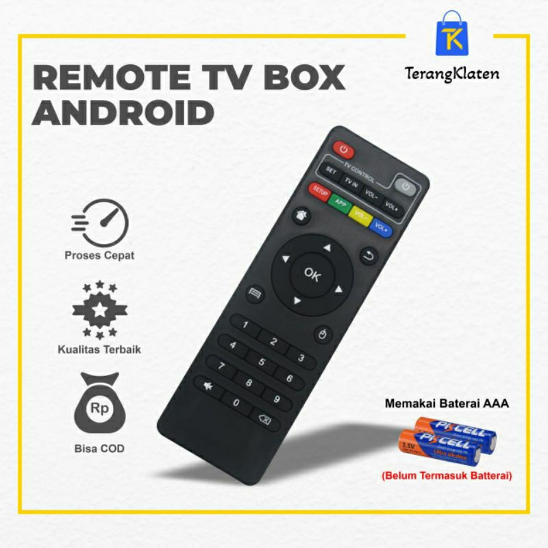 Jual REMOTE REMOT STB ANDROID TV BOX MXQ H96 V88 T95 TX MXQ PRO 4K MX10 ...