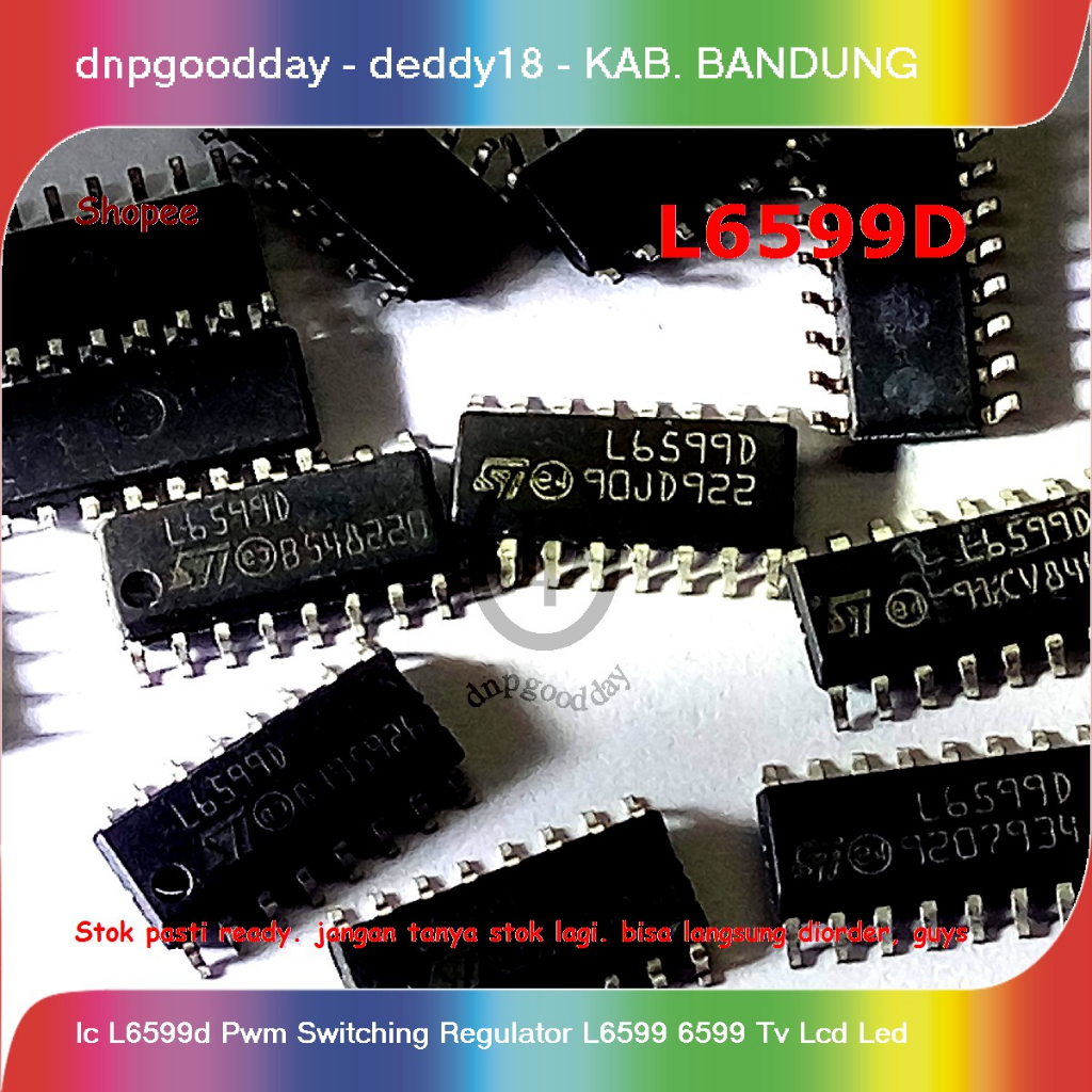 Jual Ic L6599d Pwm Switching Regulator L6599 6599 Tv Lcd Led | Shopee ...