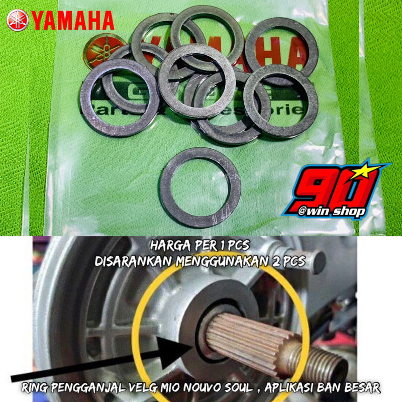 Jual ring pengganjal velg MIO,Fino,soul,nuovo ring ganjelan velg mio ...