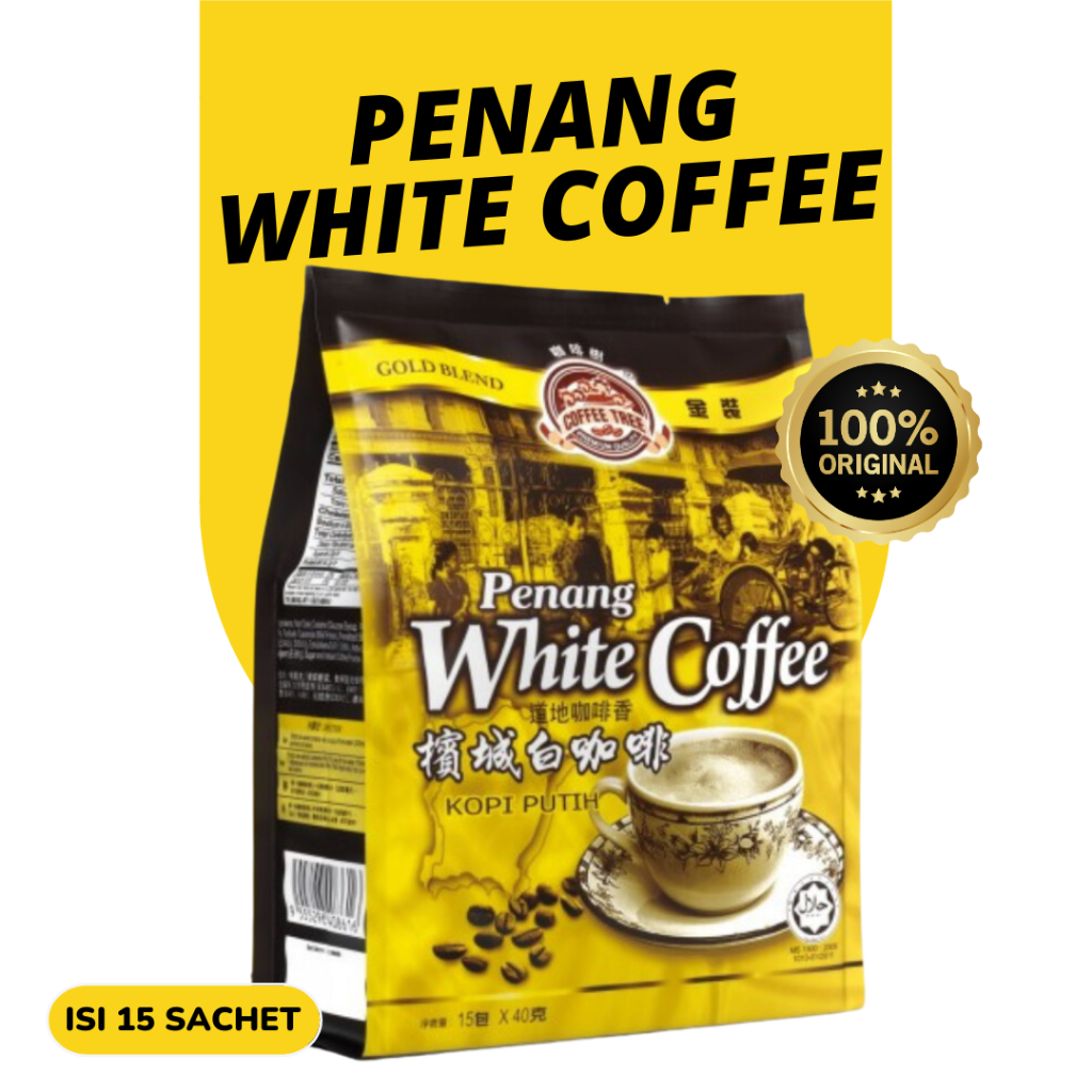 Jual White Coffee Penang Kopi Malaysia Coffee Tree | Shopee Indonesia