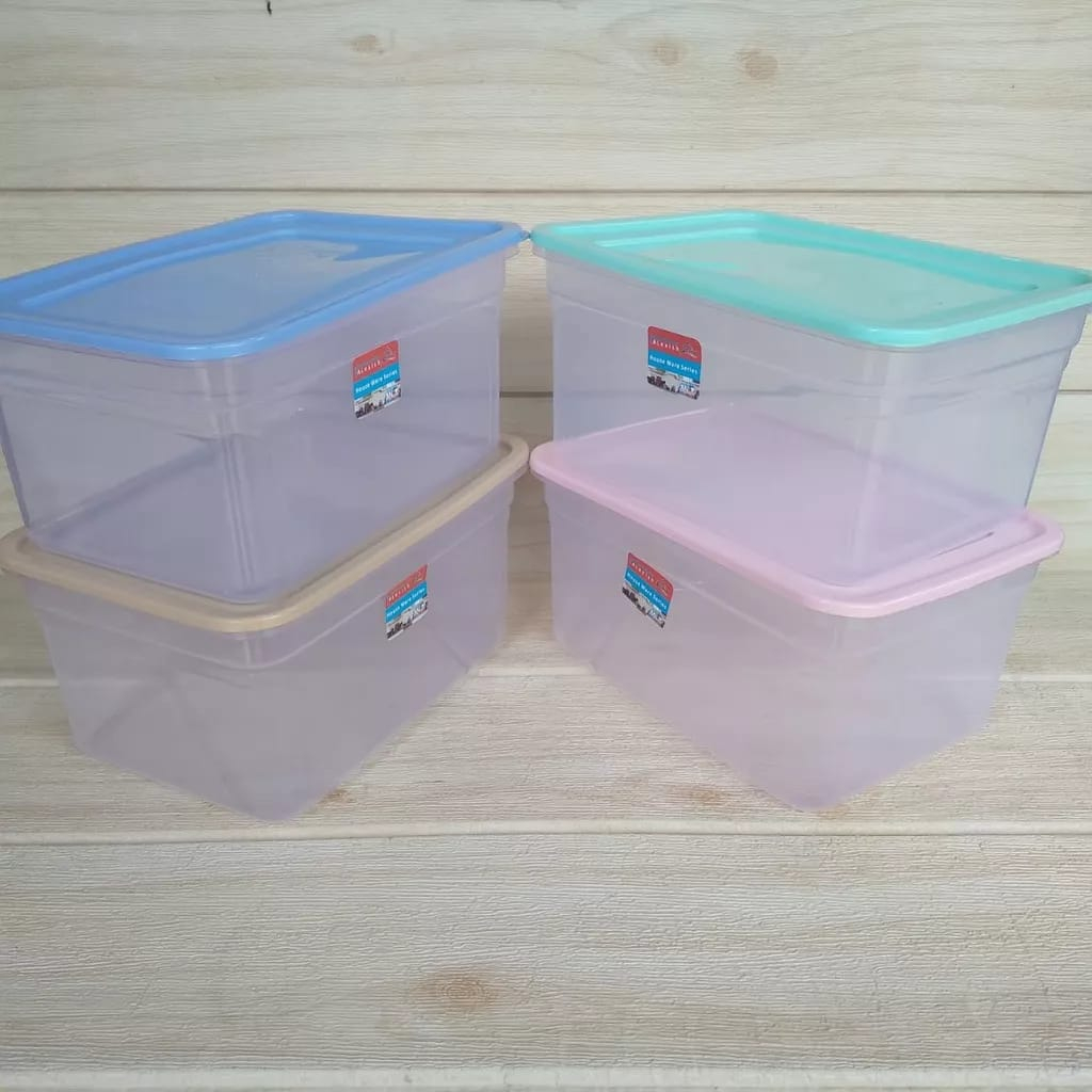 Jual Food Box Plastik / Kotak Makan Kue / Tempat Donat / Container / toples Tupperware kotak ...