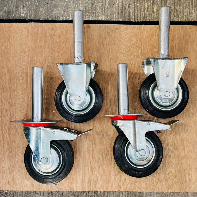 Jual RODA SCAFFOLDING 6 INCH REM PERSET 4 BUAH RODA STEGER PERANCAH ...