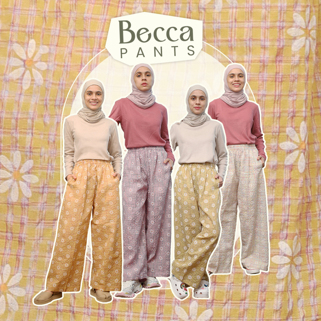 Jual Trinycta Becca Pants - Celana Panjang Wanita Motif | Shopee Indonesia