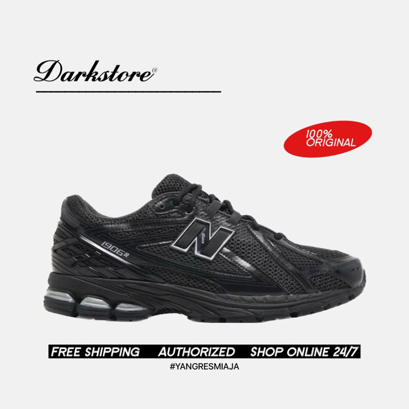 Jual New Balance 1906r Black Metallic Silver M1906RJB 100% Original ...