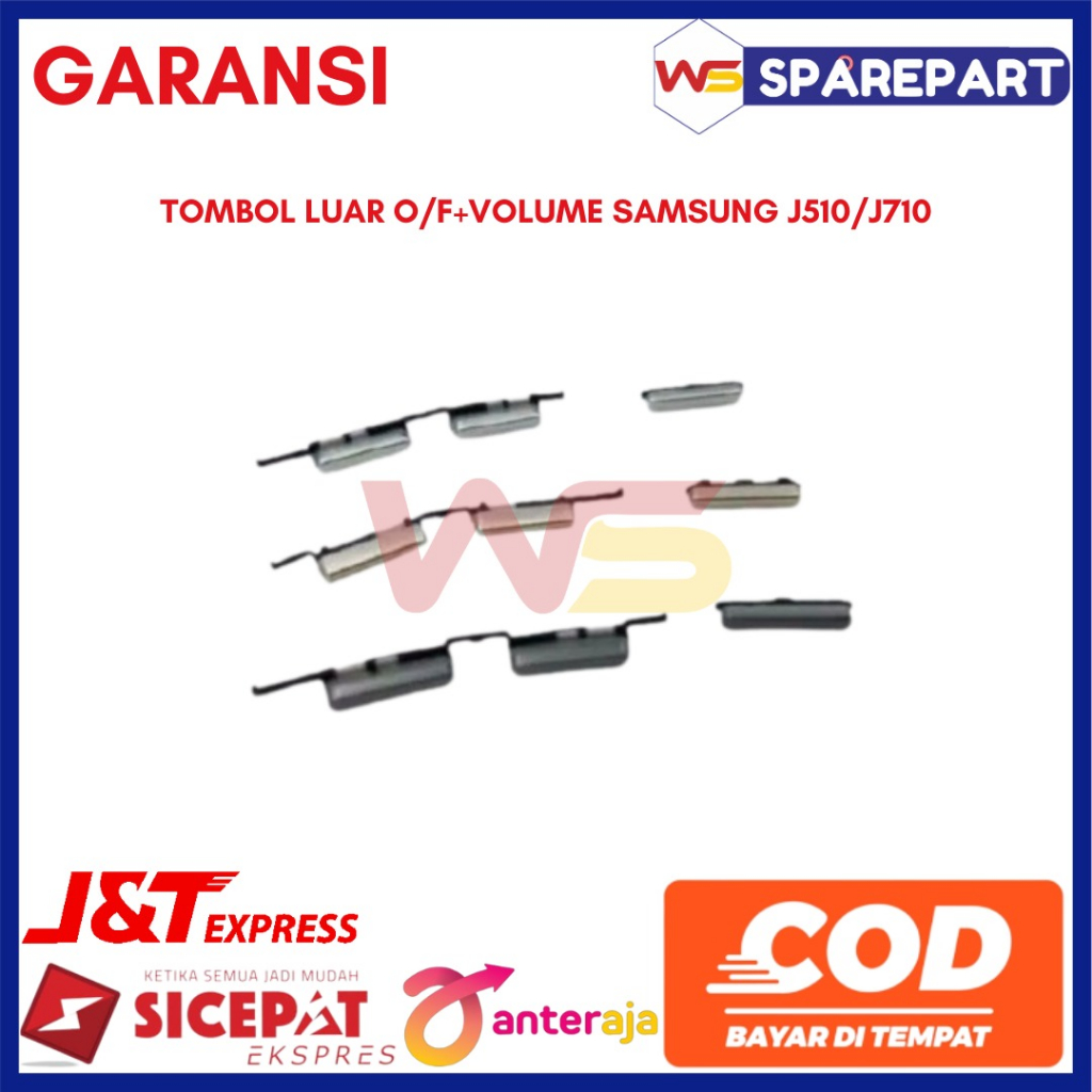 Jual TOMBOL LUAR ON - OFF SAMSUNG J7 2016 / J510 / J710 - ORIGINAL FULLSET | Shopee Indonesia