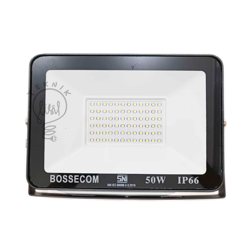 Jual LAMPU SOROT LED BOSSECOM FLOOD LIGHT TEMBAK 50 WATT 50W PUTIH COOL DAYLIGHT 6500K | Shopee ...