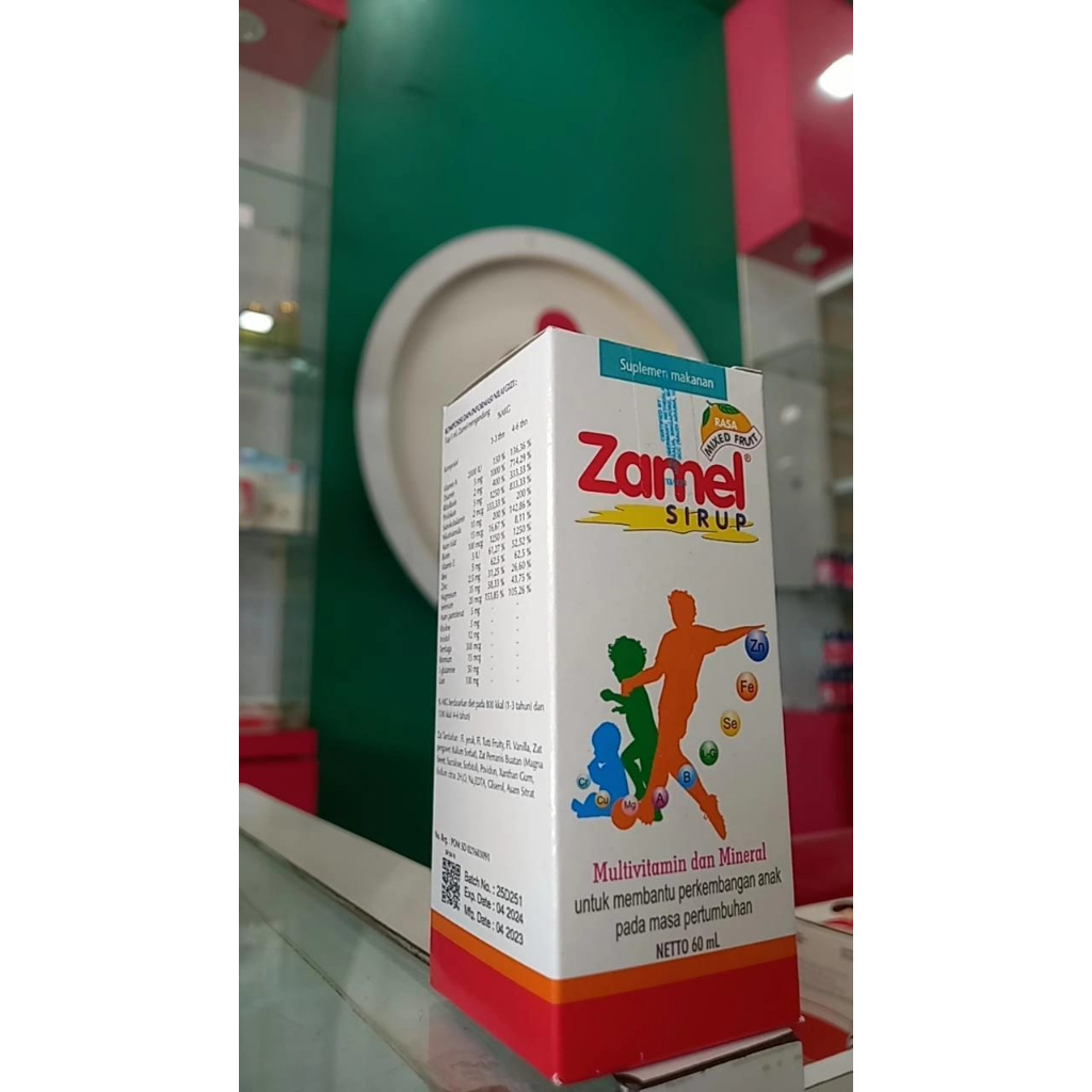 Jual ZAMEL SYRUP DAN DROP #MULTIVITAMIN ANAK | Shopee Indonesia