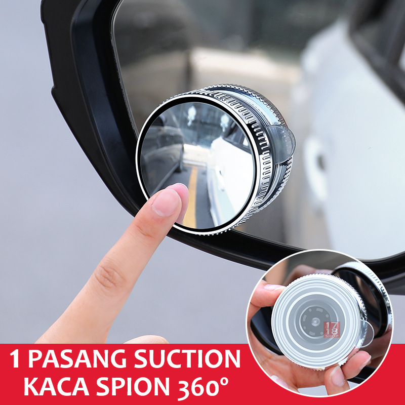 Jual 1 Pasang Kanan Kiri Kaca Spion Cembung Suction Lem Tambahan Blind ...