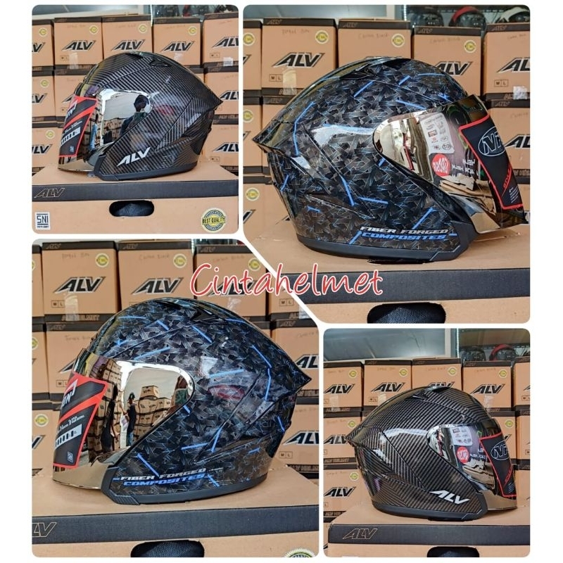 Jual Helm ALV ULTRON MOTIF FIBER FORGED SINGLE VISOR | Shopee Indonesia