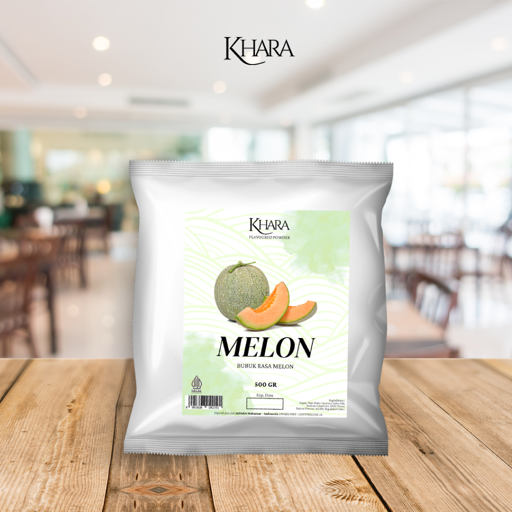 Jual Bubuk Minuman Rasa Melon 500gr - Khara Melon Flavoured Powder ...