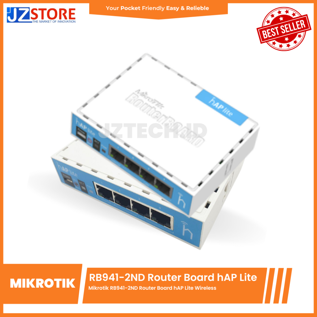 Jual Mikrotik RB941-2ND Router Board hAP Lite Wireless | Shopee Indonesia