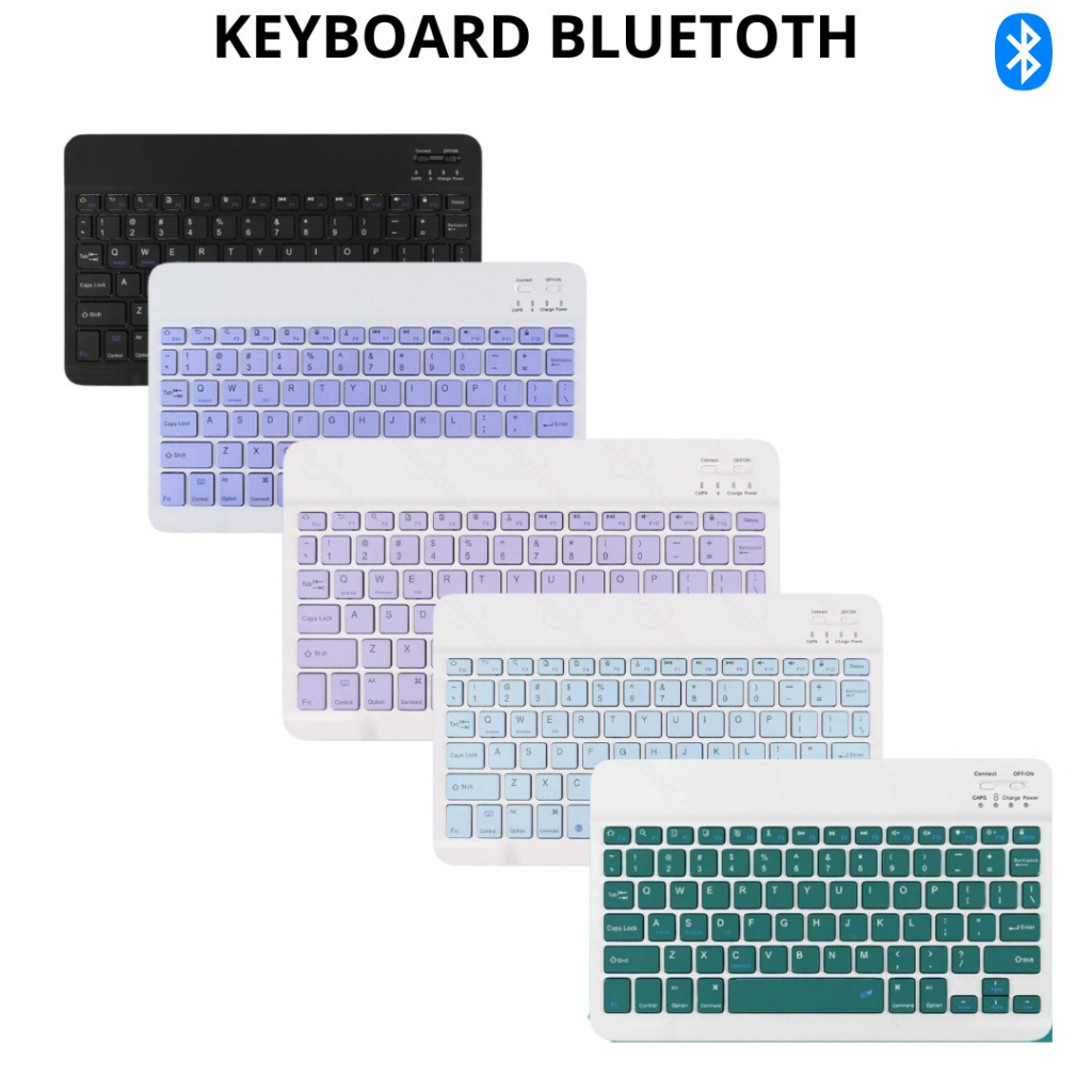 Jual Mini Wireless Bluetooth Keyboard Slim Thin Design Windows Android ...