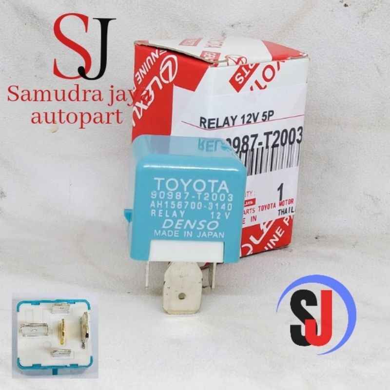 Jual relay lampu headlamp 12v volt kaki 5 Toyota Innova Fortuner Hilux ...