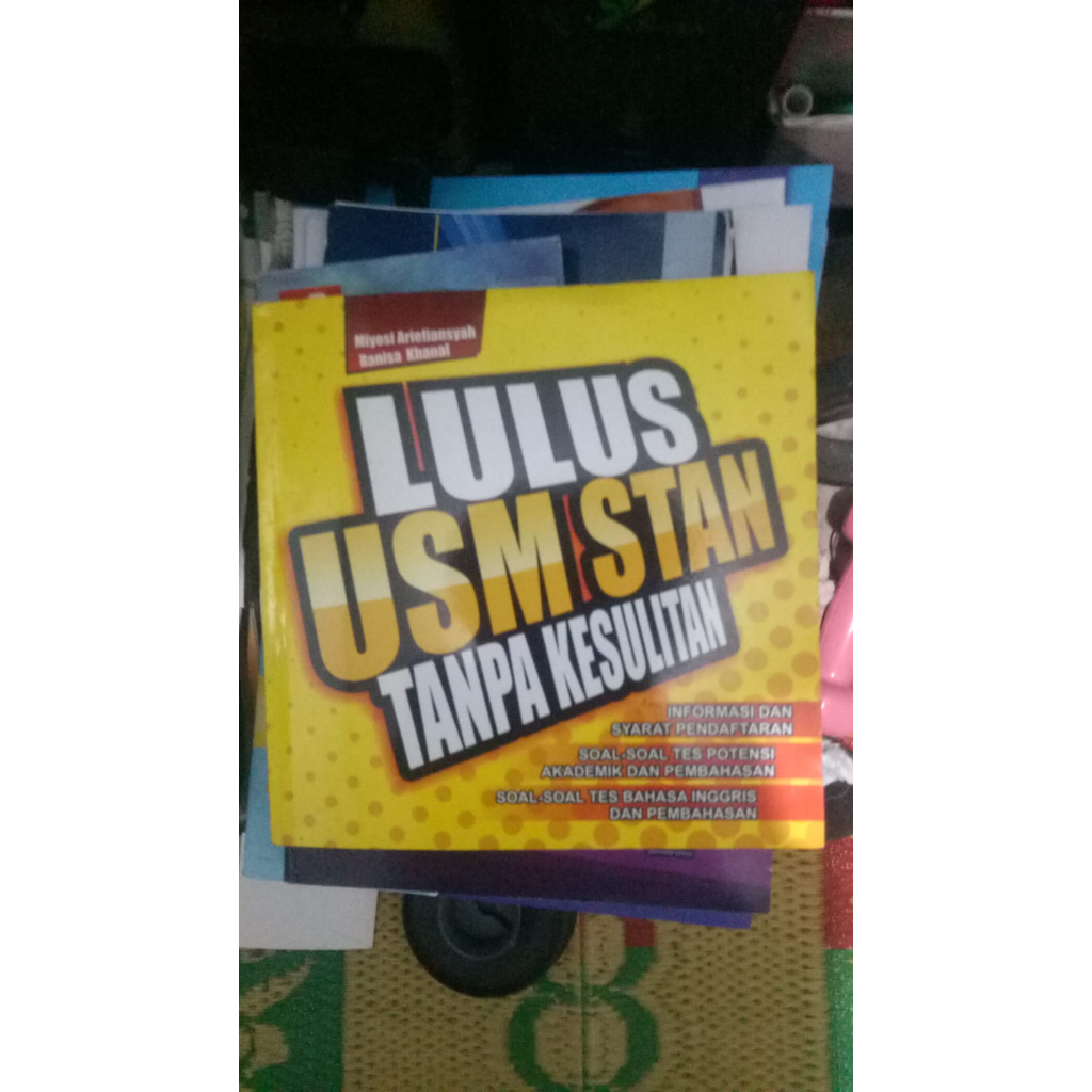 Jual BUKU BEKAS - LULUS USM STAN TANPA KESULITAN | Shopee Indonesia