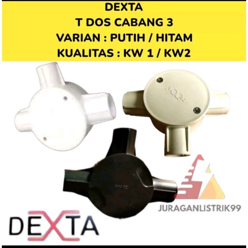 Jual DEXTA T-DOS T-DUS TEE DUS 20MM CABANG 3 MURAH BERKUALITAS | Shopee ...