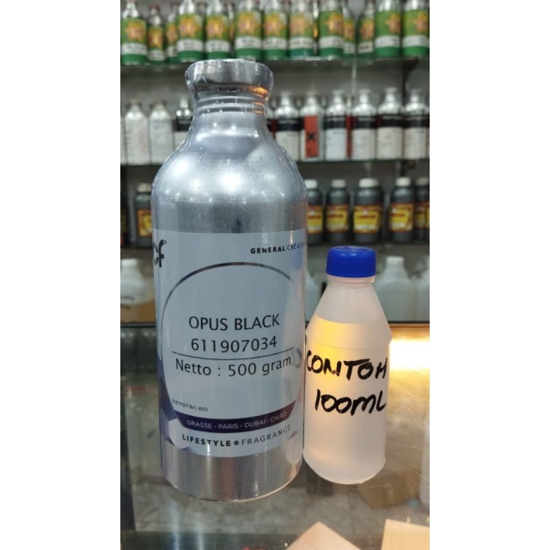 Jual Opus black/black opium super premium repack 100ml | Shopee Indonesia
