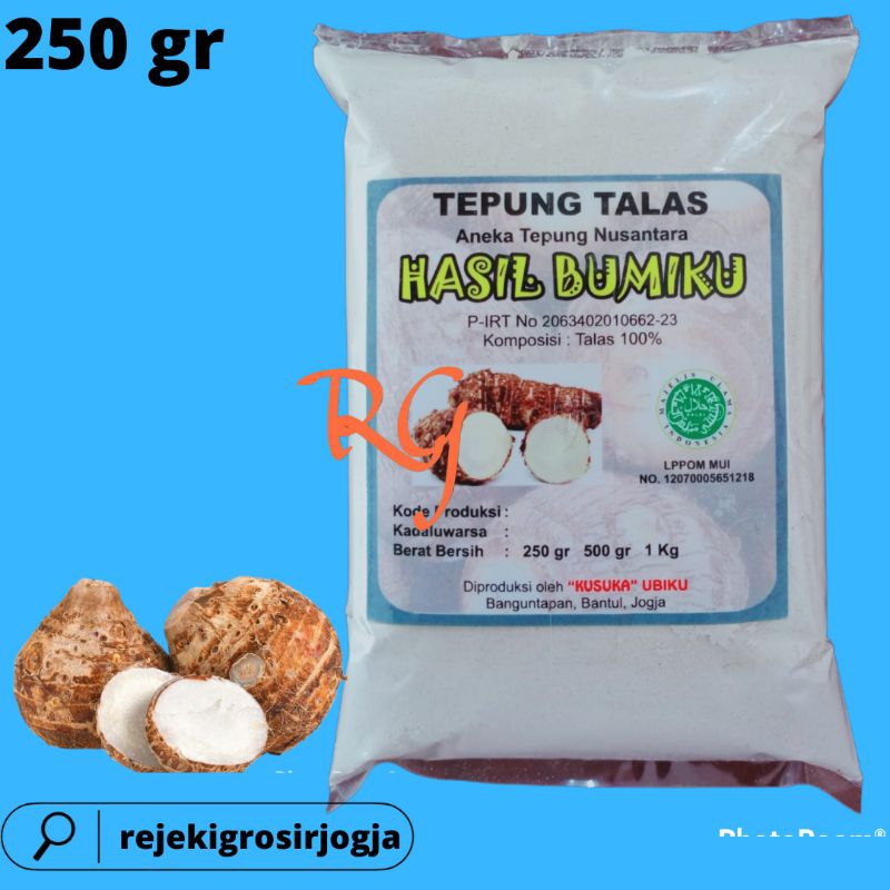 Jual TEPUNG TALAS kemasan 250 GRAM | Shopee Indonesia