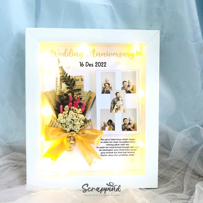 Jual Bouquet in Frame - Hadiah Wisuda Pernikahan Aniversary Flower In ...