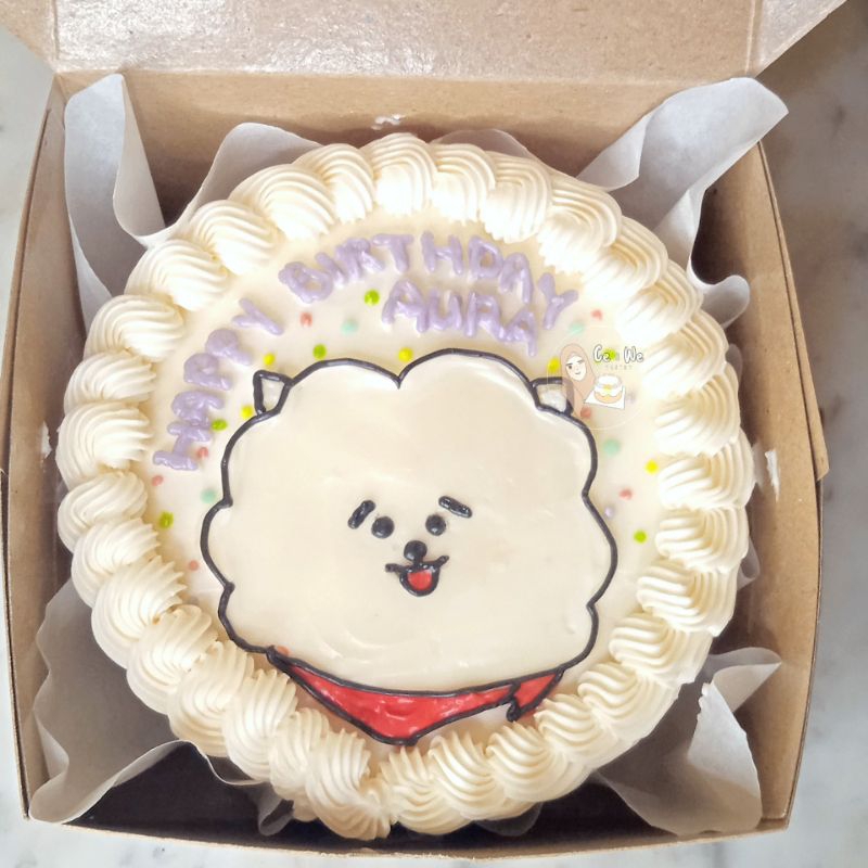Jual [BISA CUSTOM] Ukuran 12cm Korean Bento cake Semarang | Shopee ...