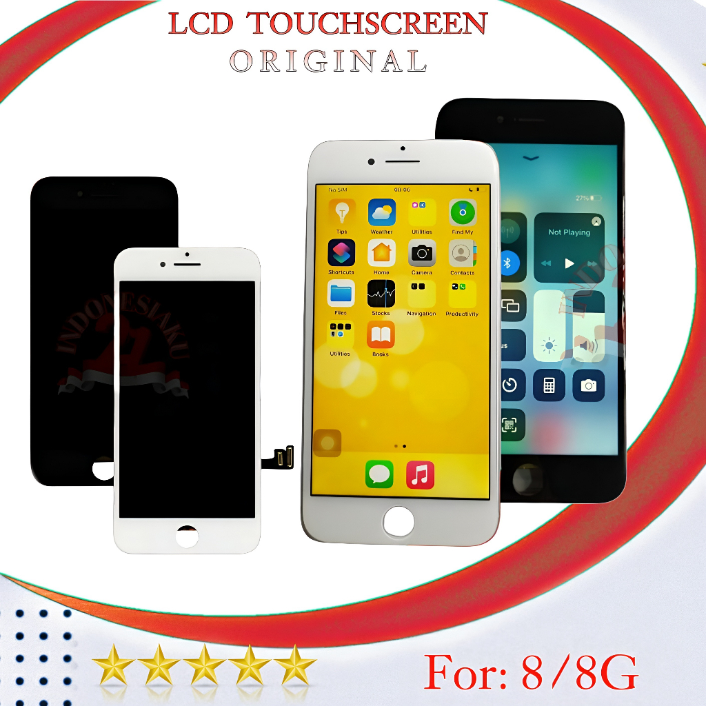 Jual LCD TOUCHSCREEN 8 / 8G ORIGINAL COPOTAN / CABUTAN | Shopee Indonesia