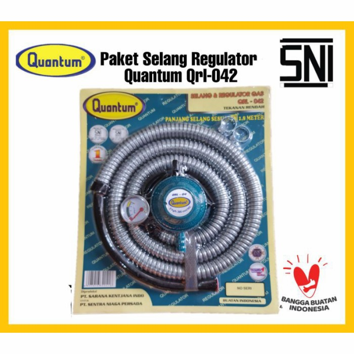 Jual Quantum QRL 032 Regulator + Selang (1 paket) quantum spiral selang ...