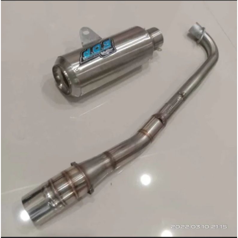 Jual KNALPOT RACING DOS Muffler TIPE GP1 BUAT MOTOR JUPITER VEGA grend ...