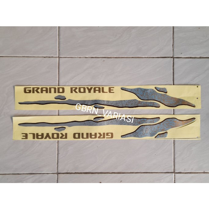 Jual Sticker stiker isuzu panther grand royale/ stiker grand royal ...