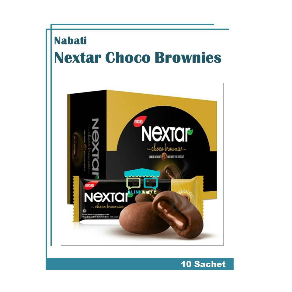 Jual BOX Nabati Nextar Soft Brownies Chocolate Isi 10 Biskuit Coklat ...
